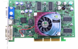 GF4TI42008XV-AGP128C | NVIDIA GEFORCE4 TI 4200搭載 AGP グラフィックボード | 玄人志向