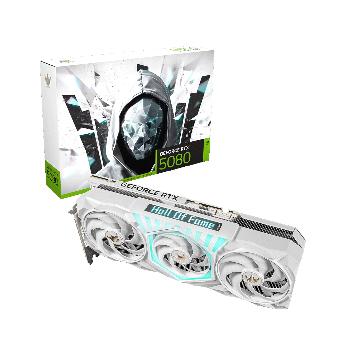 GK-RTX5080-E16GB/HOF/WH | GK-RTX5080-E16GB/HOF/WH | 玄人志向 NVIDIA GeForce RTX 5080 ホワイトカラートリプルファン ...
